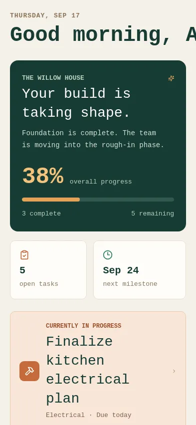 BuildTrack Mobile