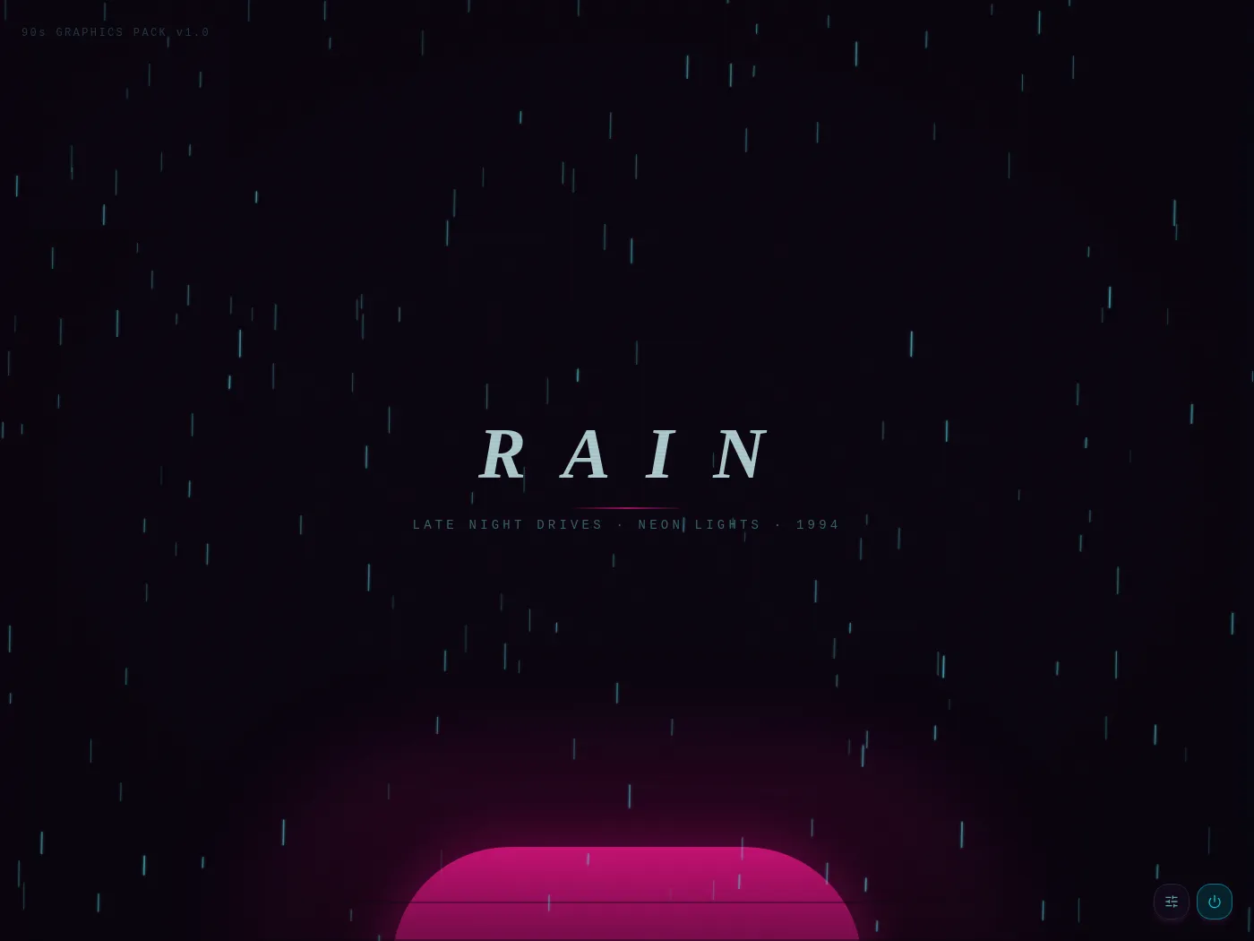 90s Rainy Graphics Pack