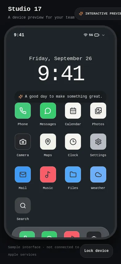 iPhone 17 Pro Max Simulator