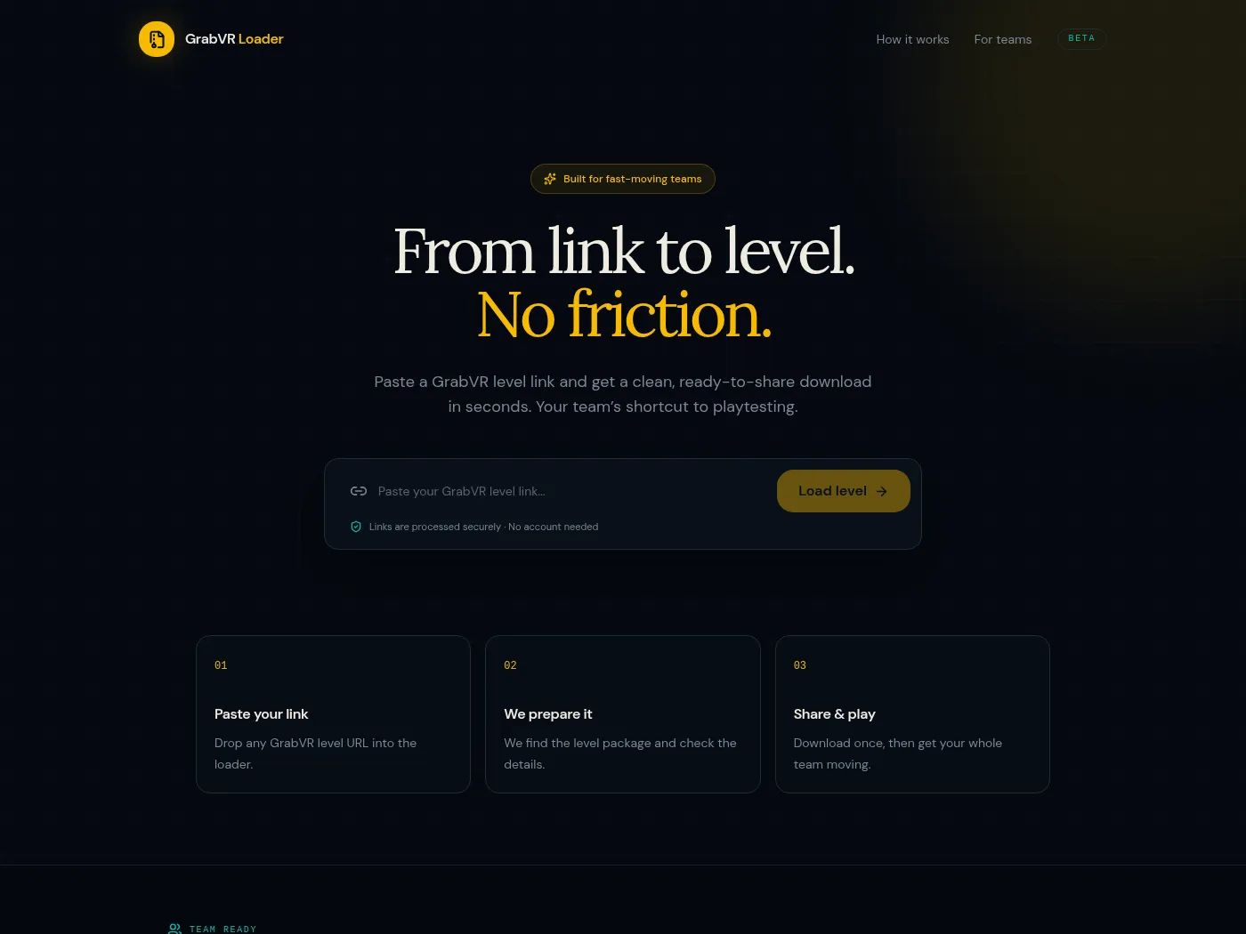 GrabVR Level Loader