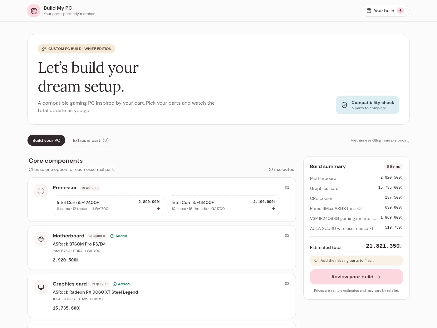 Build My PC App