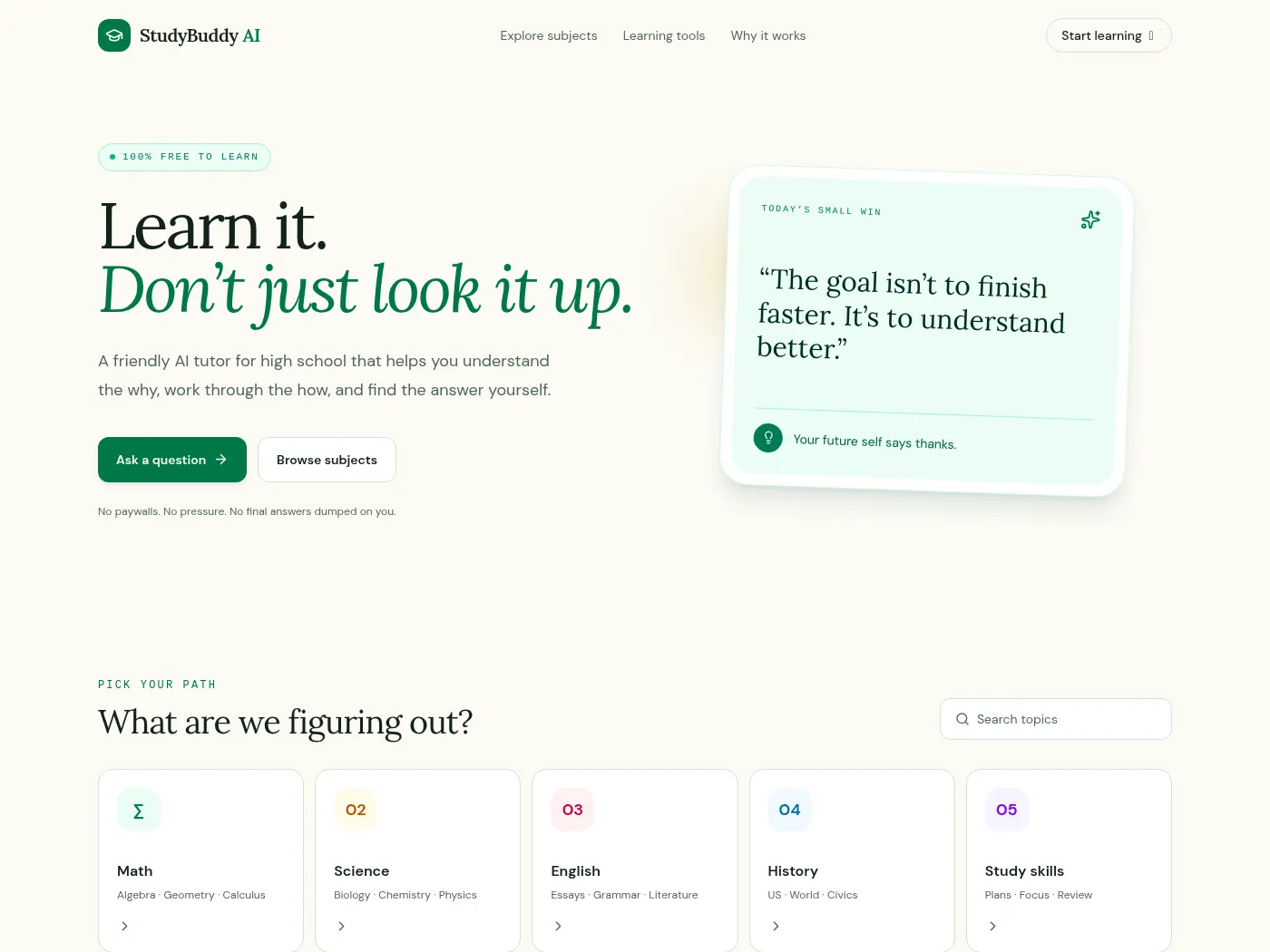 StudyBuddy AI Hub