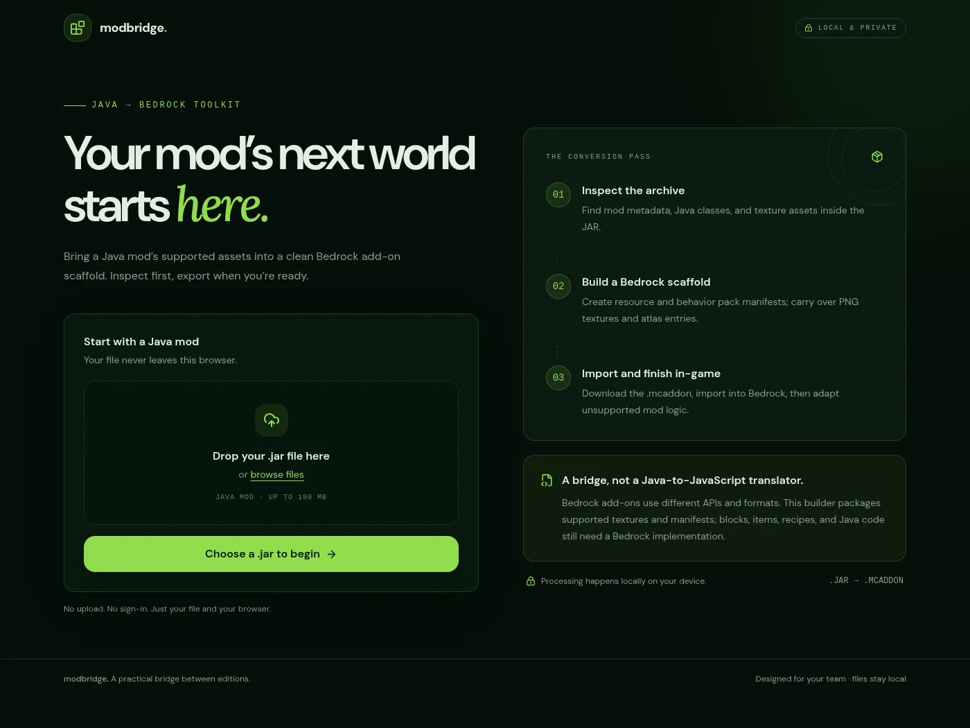 MC Mod Converter