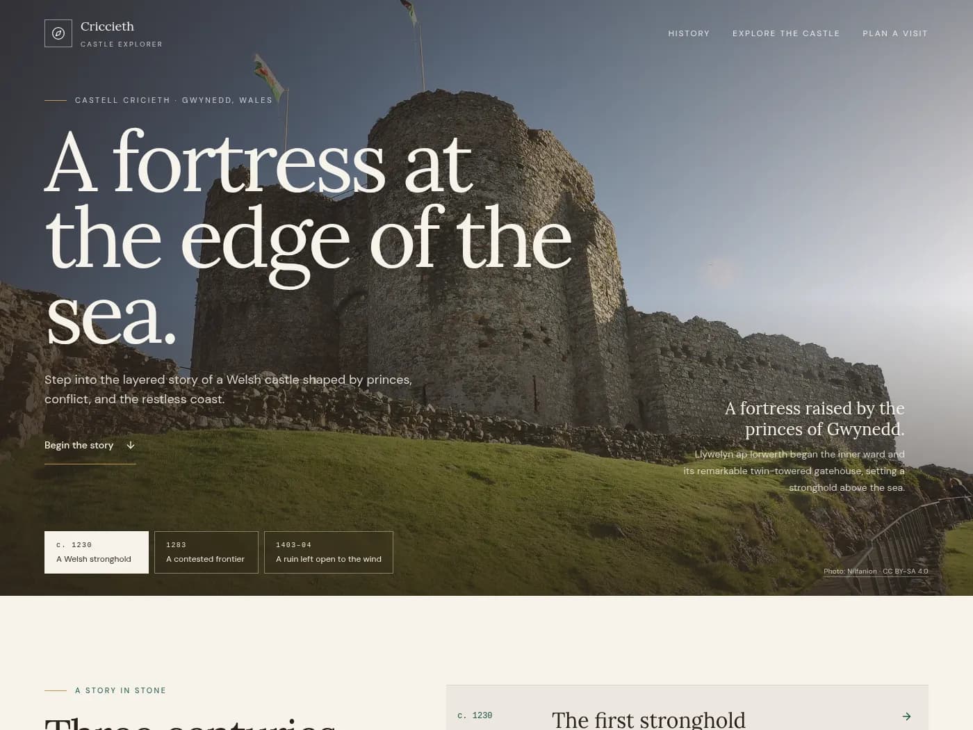 Criccieth Castle Explorer
