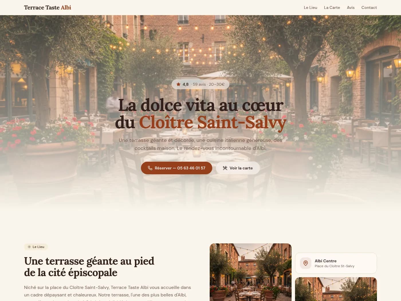 Terrace Taste Albi