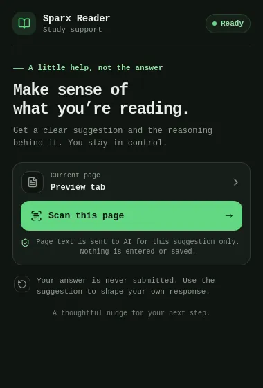 Sparx Reader Assistant
