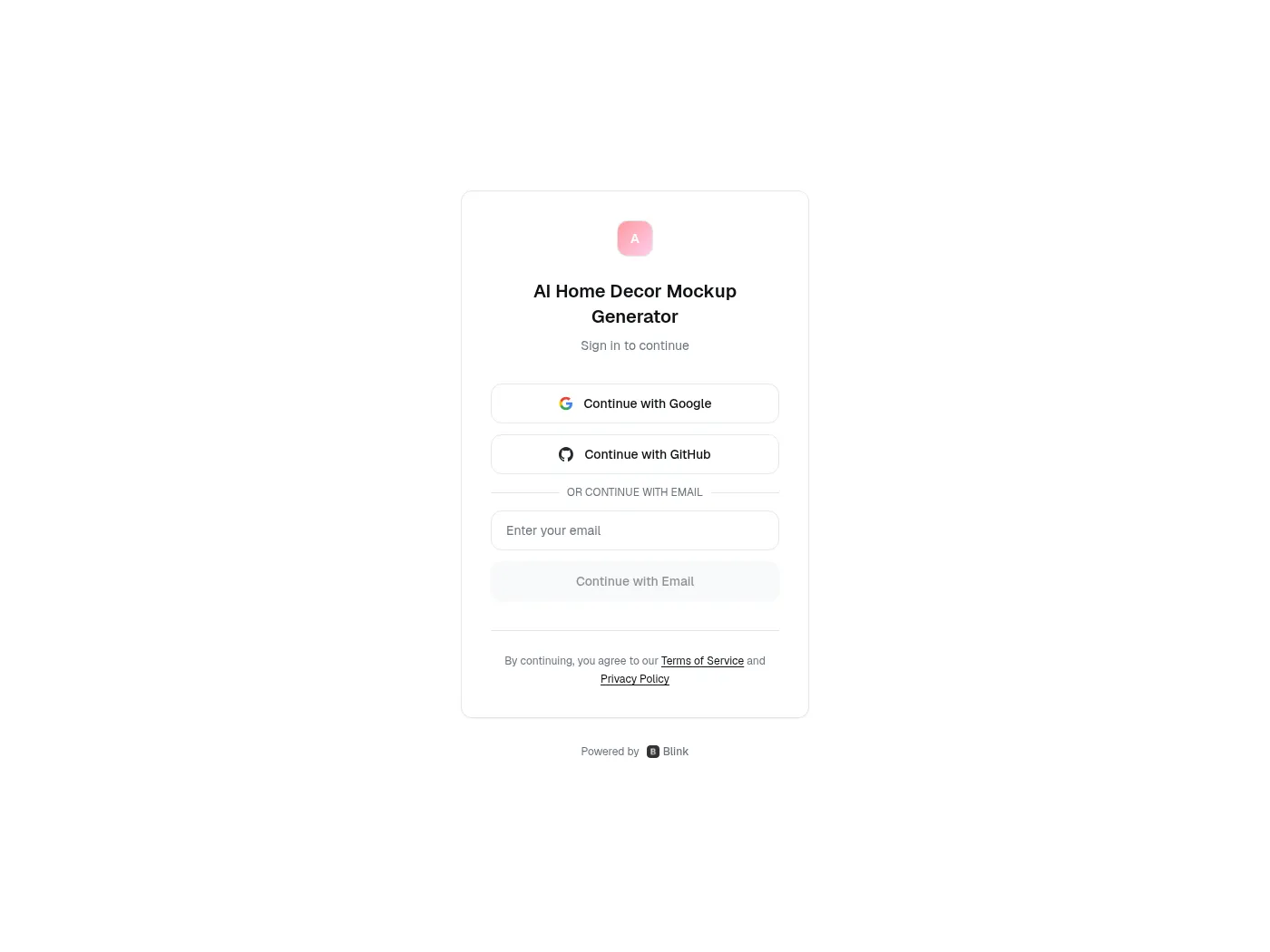 AI Home Decor Mockup Generator