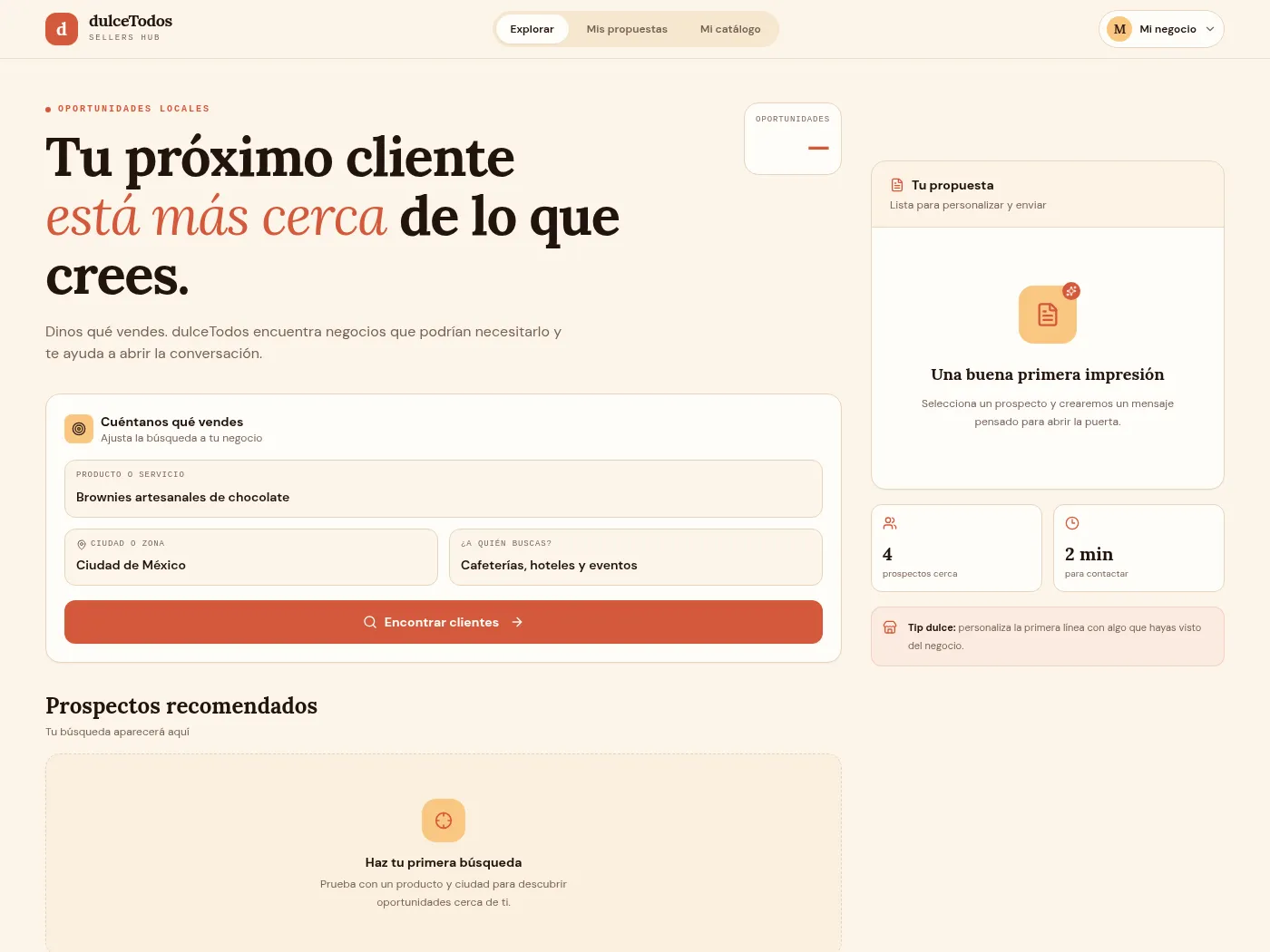 DulceTodos Sellers Hub