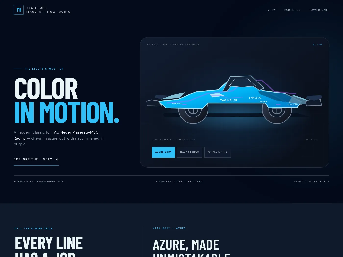 Livery Design Showcase