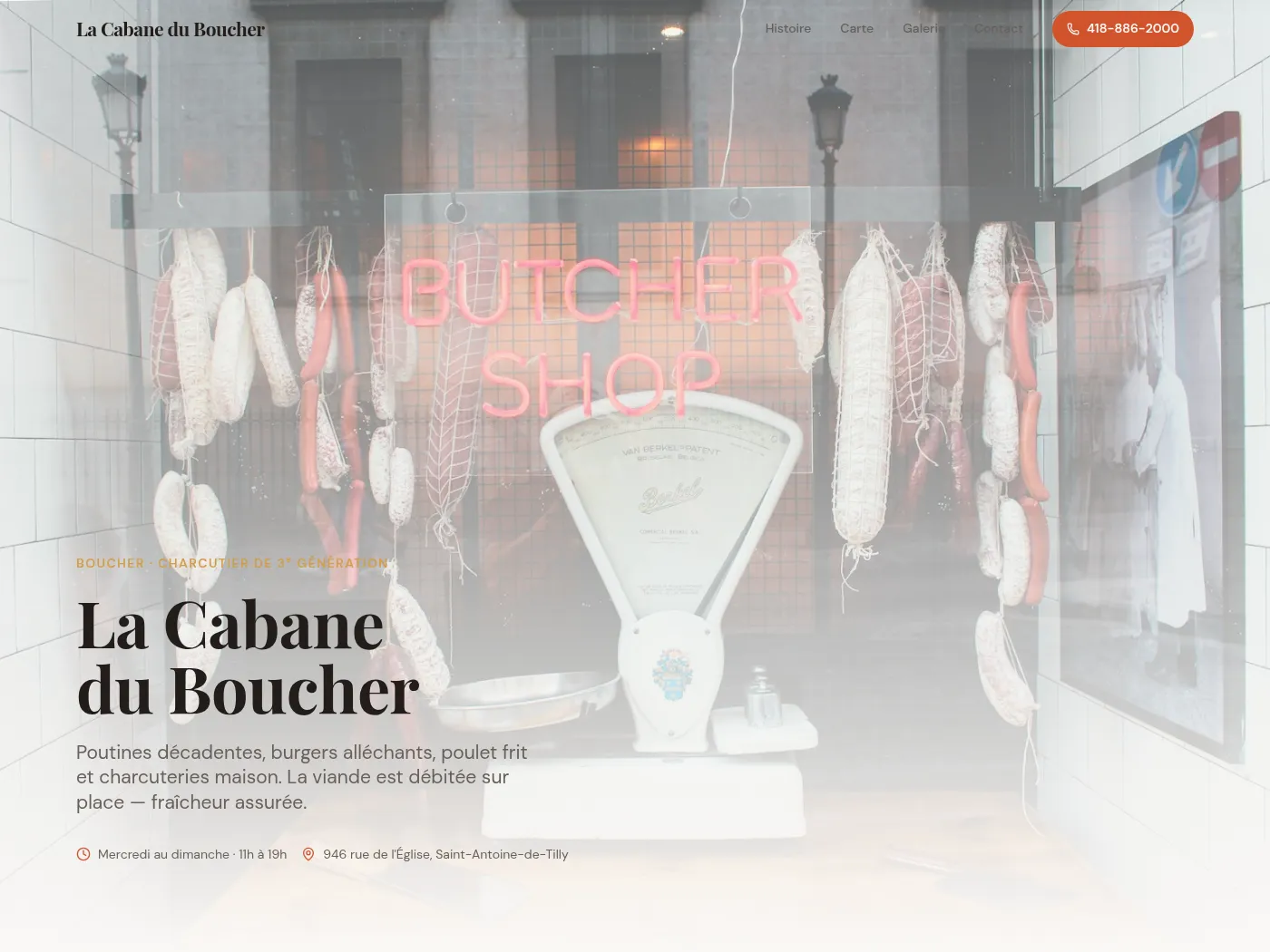 Bistro Vitrine Site
