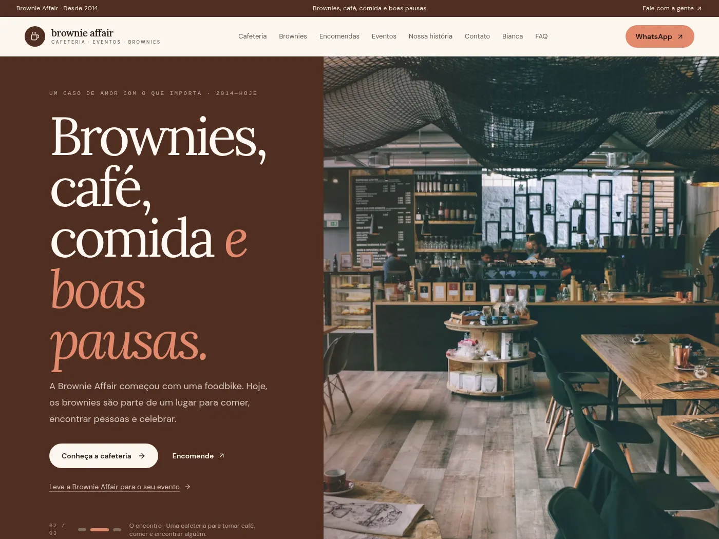 Brownie Affair Experience