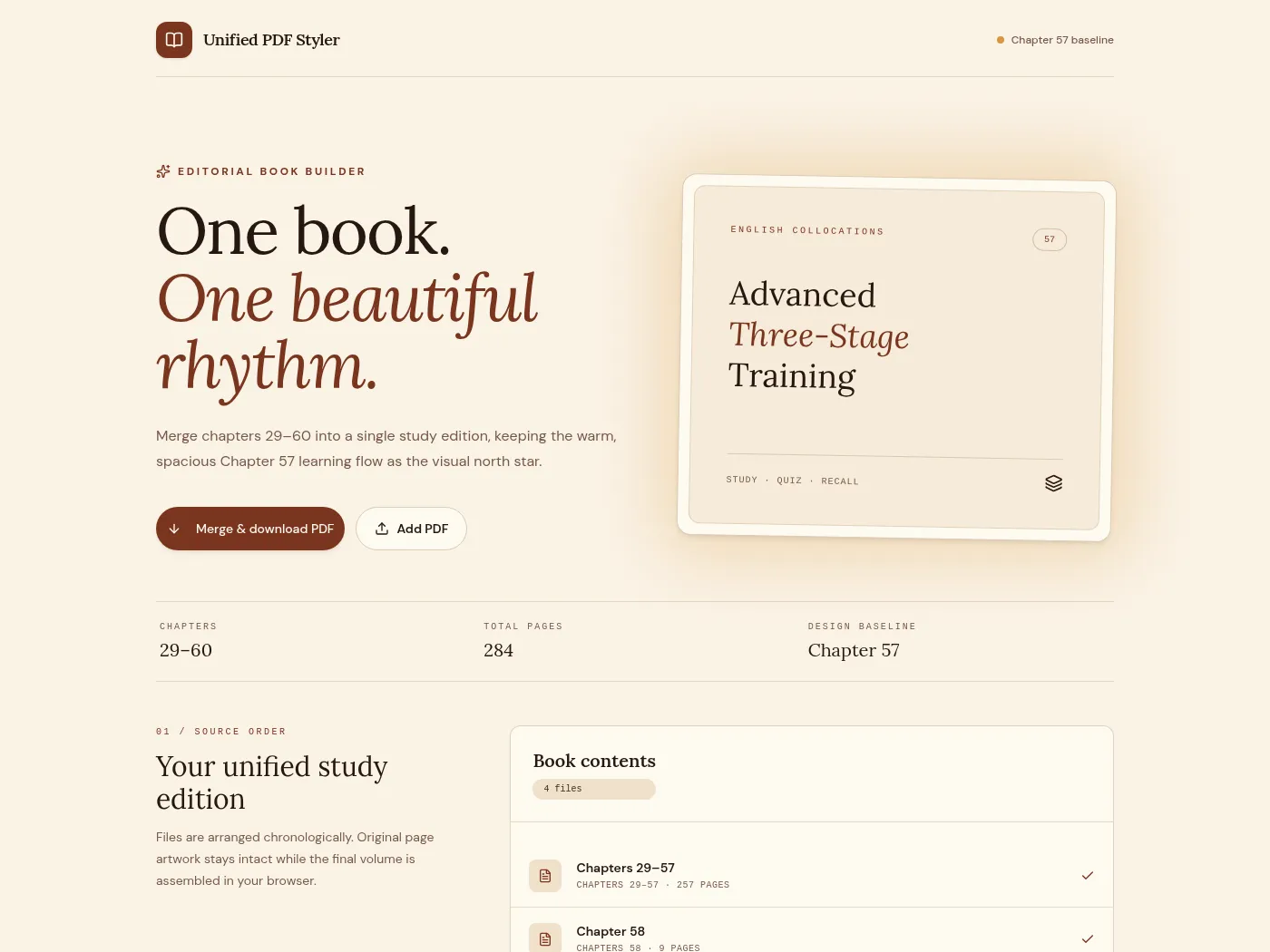 Unified PDF Styler
