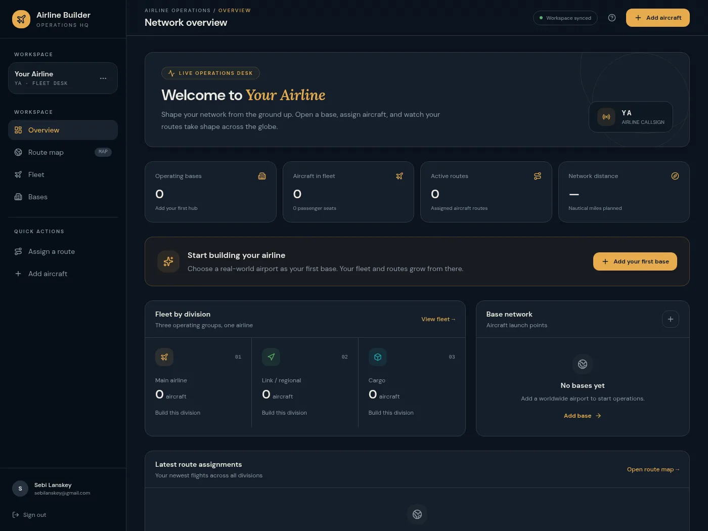 Airline Builder HQ