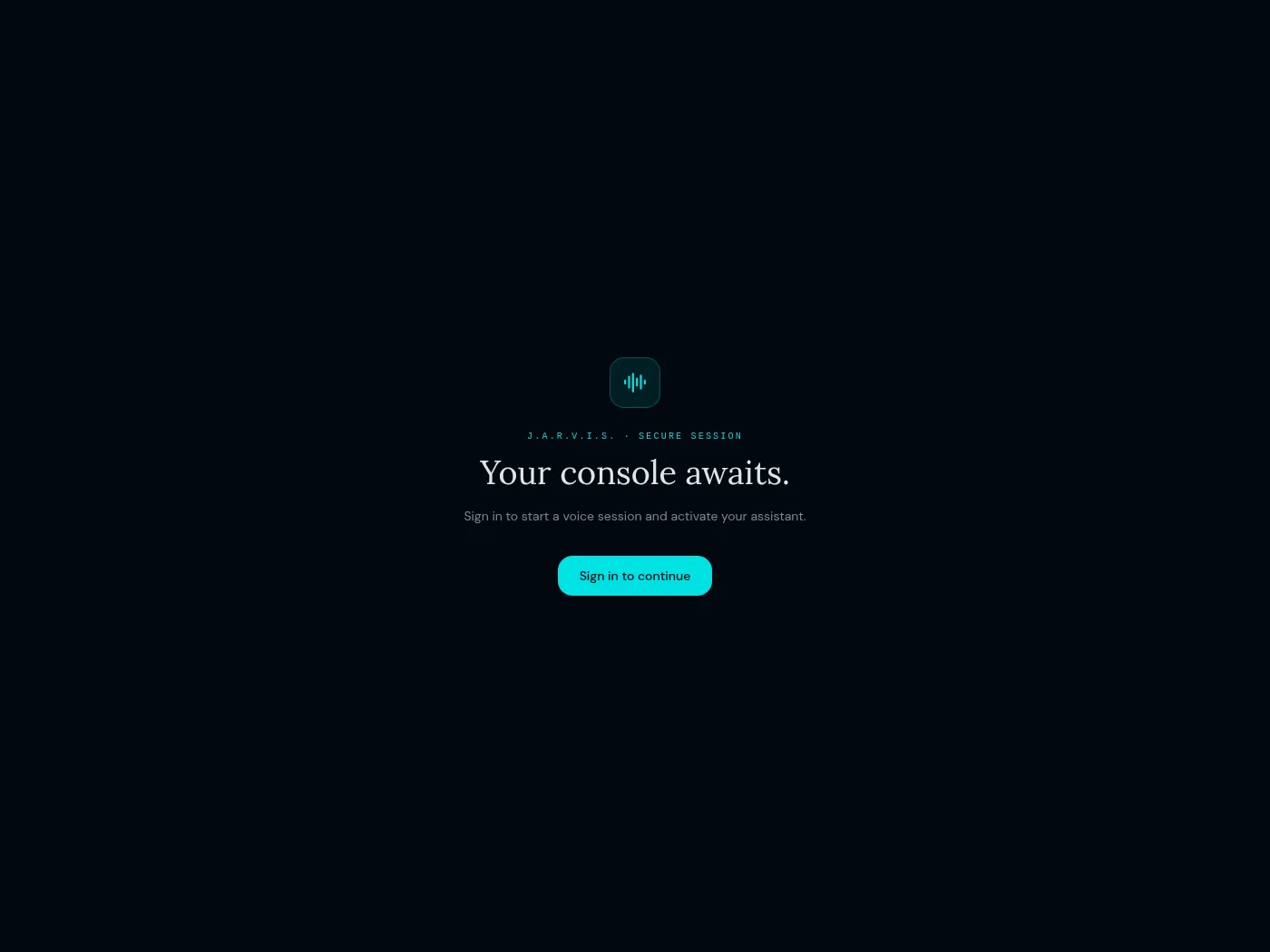 JARVIS Voice Web UI