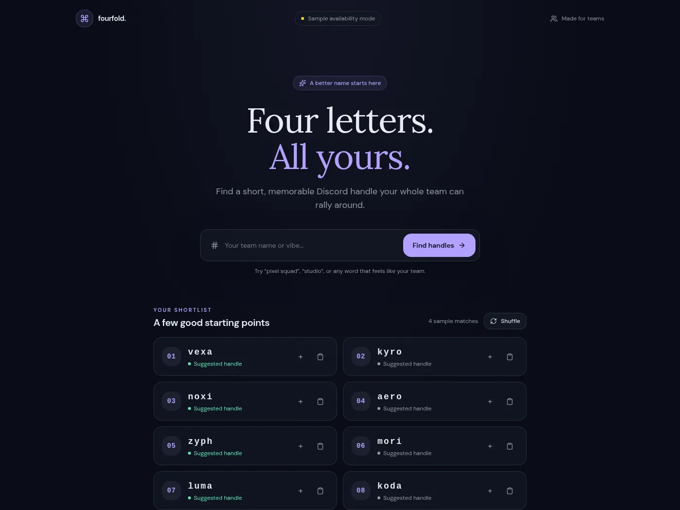 Discord Name Finder