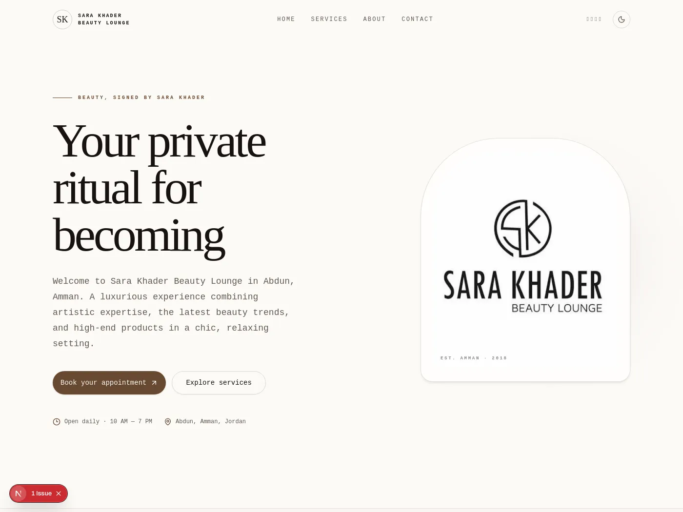 Sara Khader Beauty App