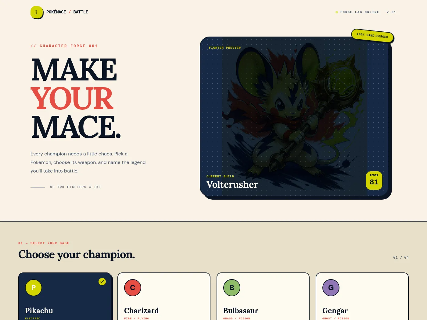 PokéMace Battle