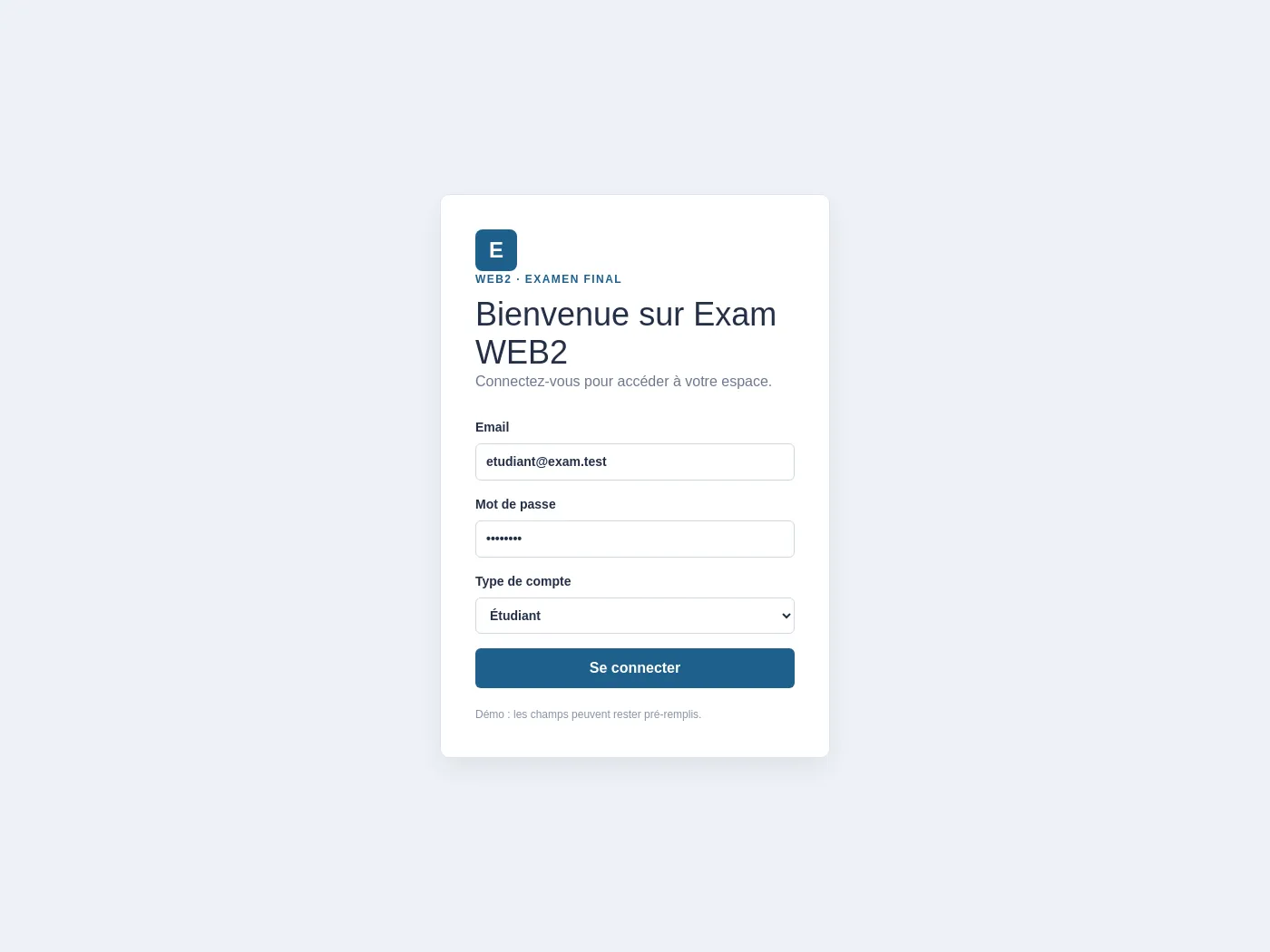 Beginner React TS Exam