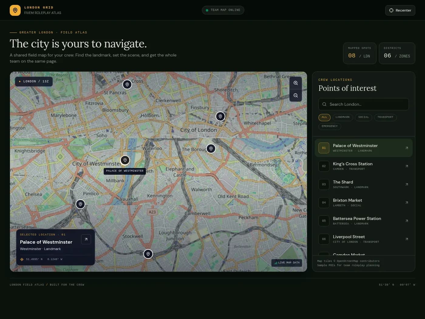 London FiveM Mini Map