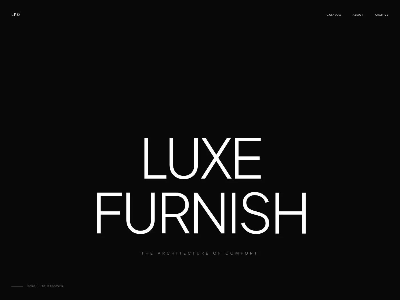 LuxeFurnish 3D Catalog