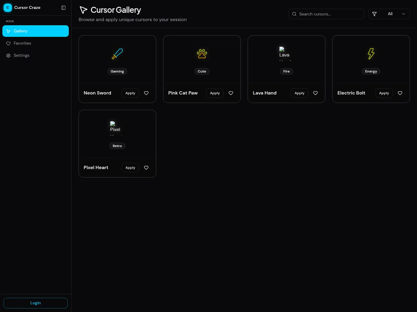 Cursor Craze Gallery