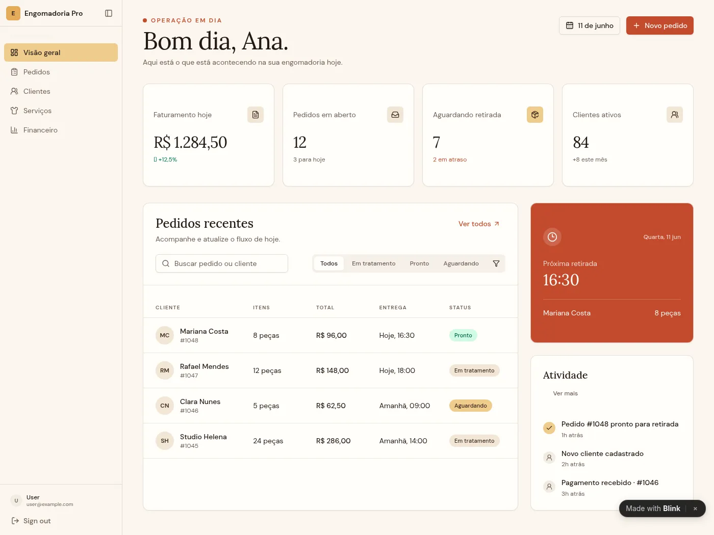 Engomadoria Pro SaaS