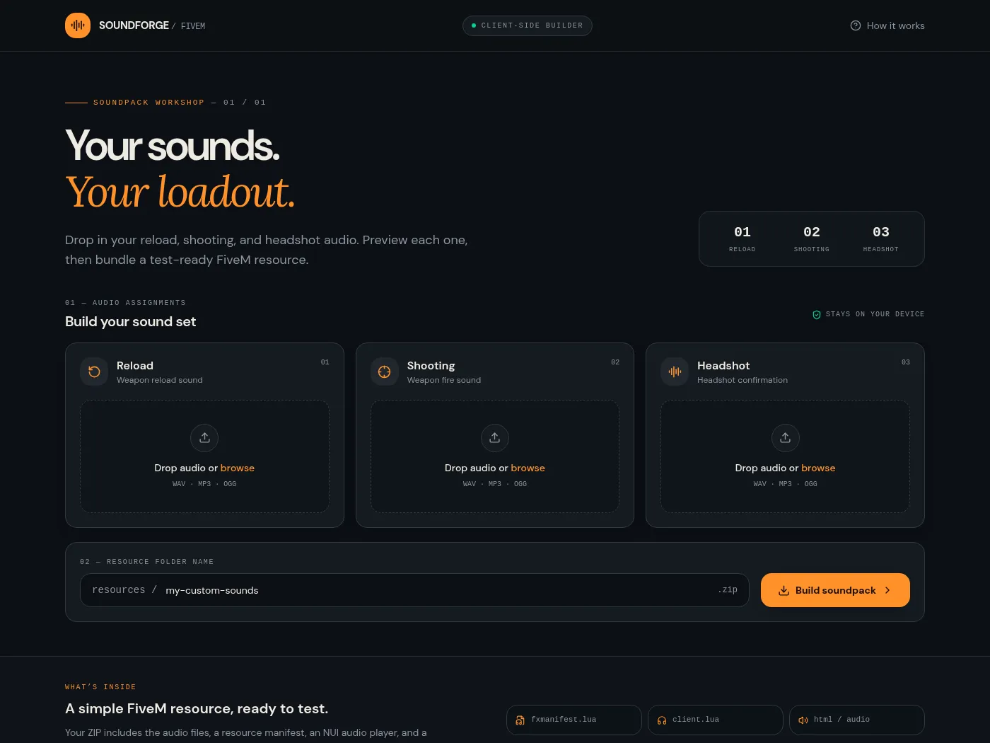 FiveM Soundpack Builder
