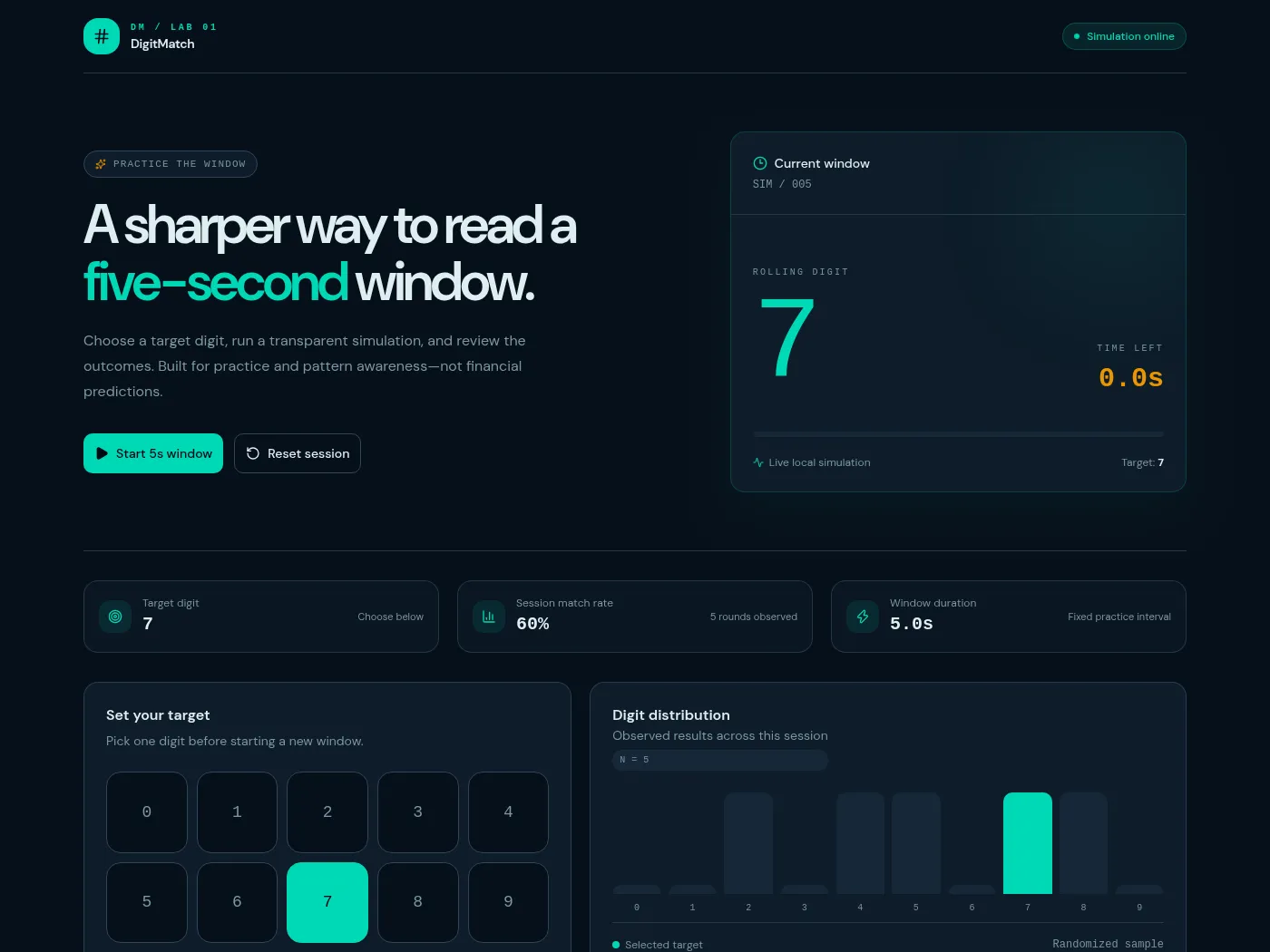 DigitMatch Predictor