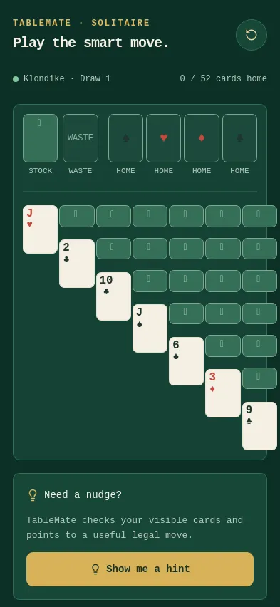 Smart Solitaire Solver
