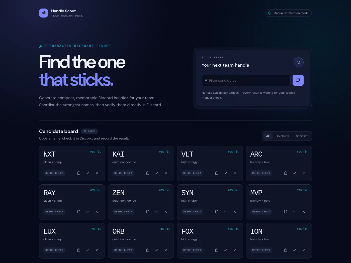 Discord Username Finder