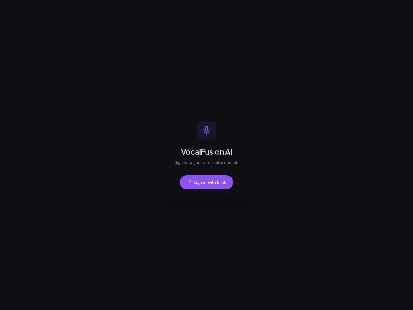 VocalFusion AI TTS