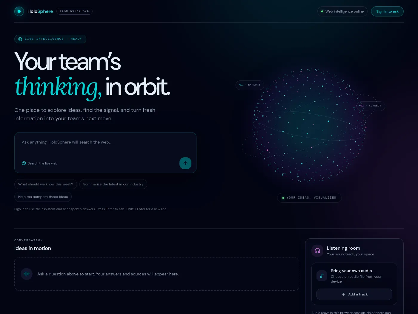 HoloSphere AI Assistant