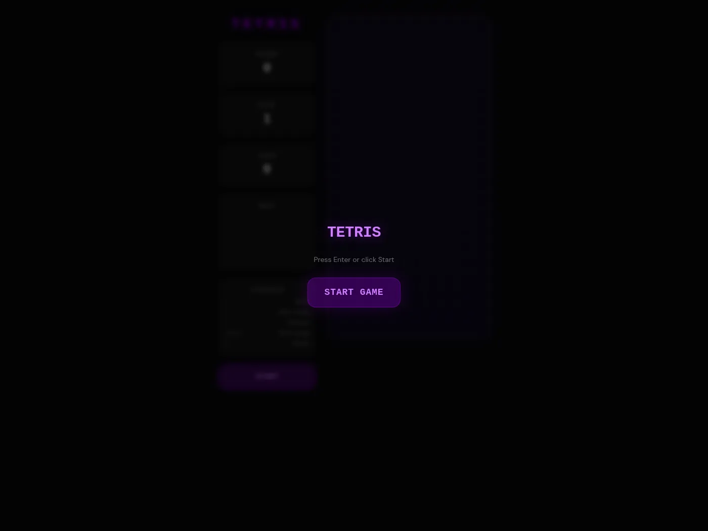Tetris Arcade Game