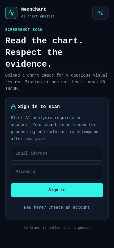 Neon AI Chart Analyst