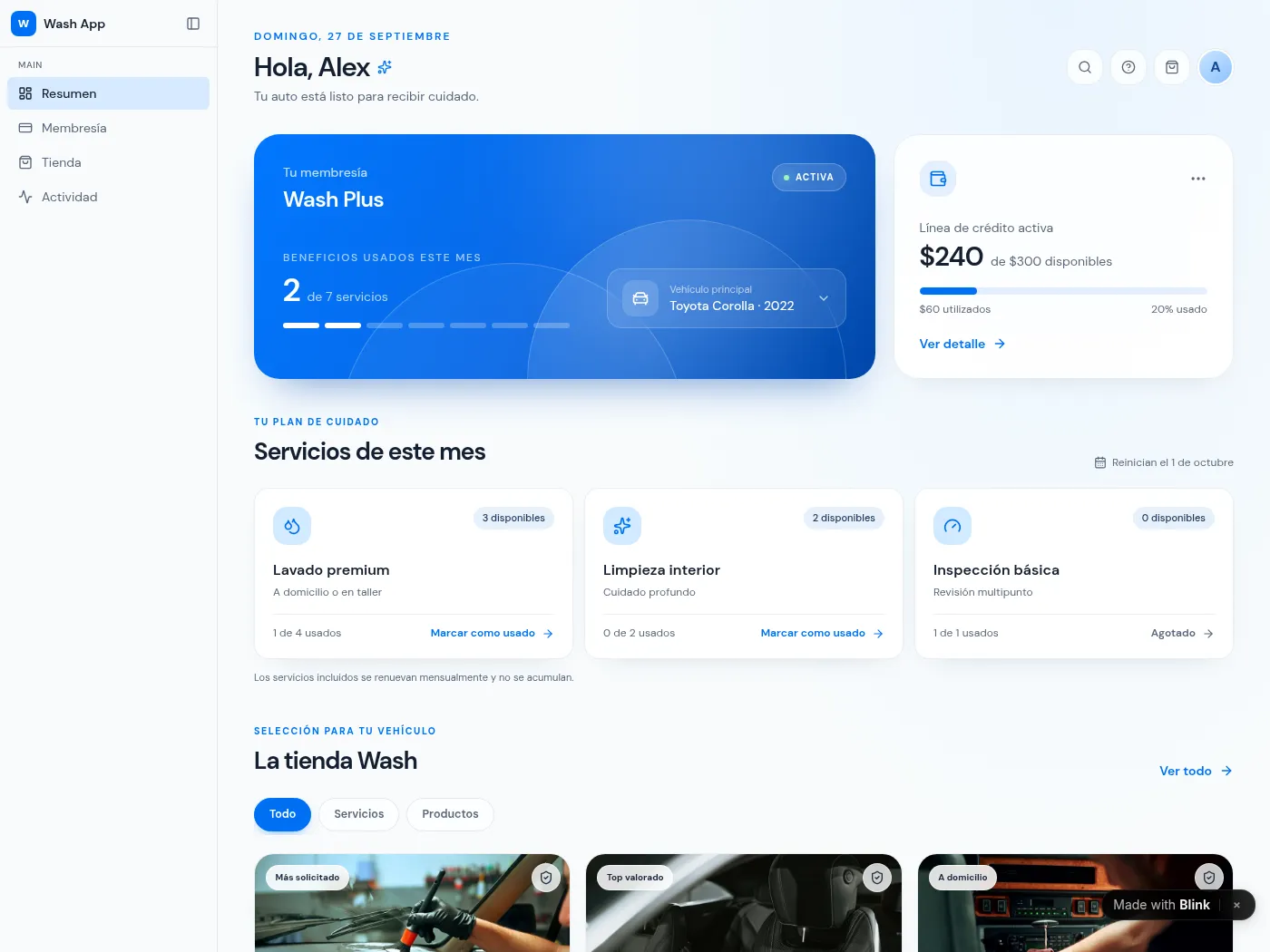Wash App Auto Banking