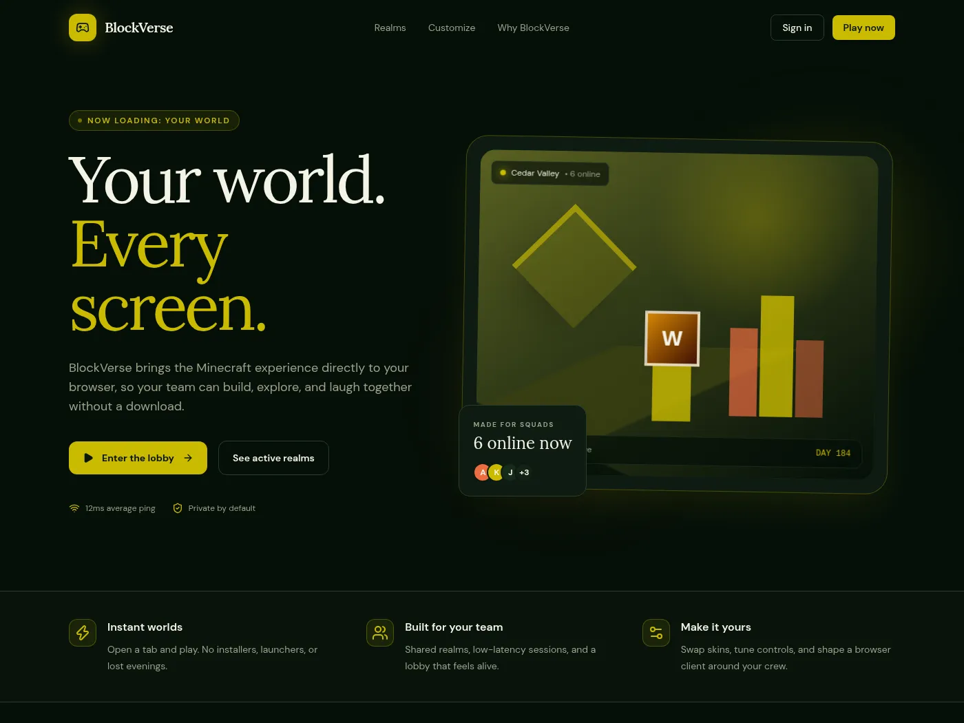 BlockVerse Web Client