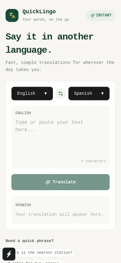 QuickLingo