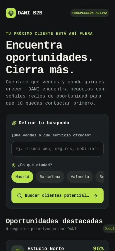 DANI B2B Client Finder