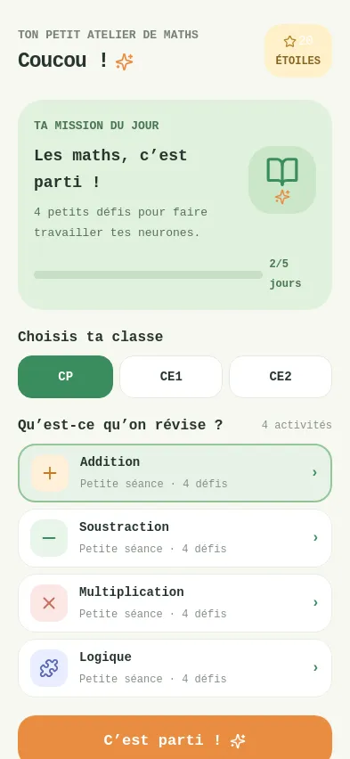 Maths Kids Appli