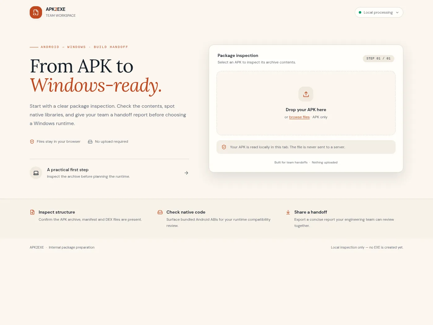 APK2EXE Converter