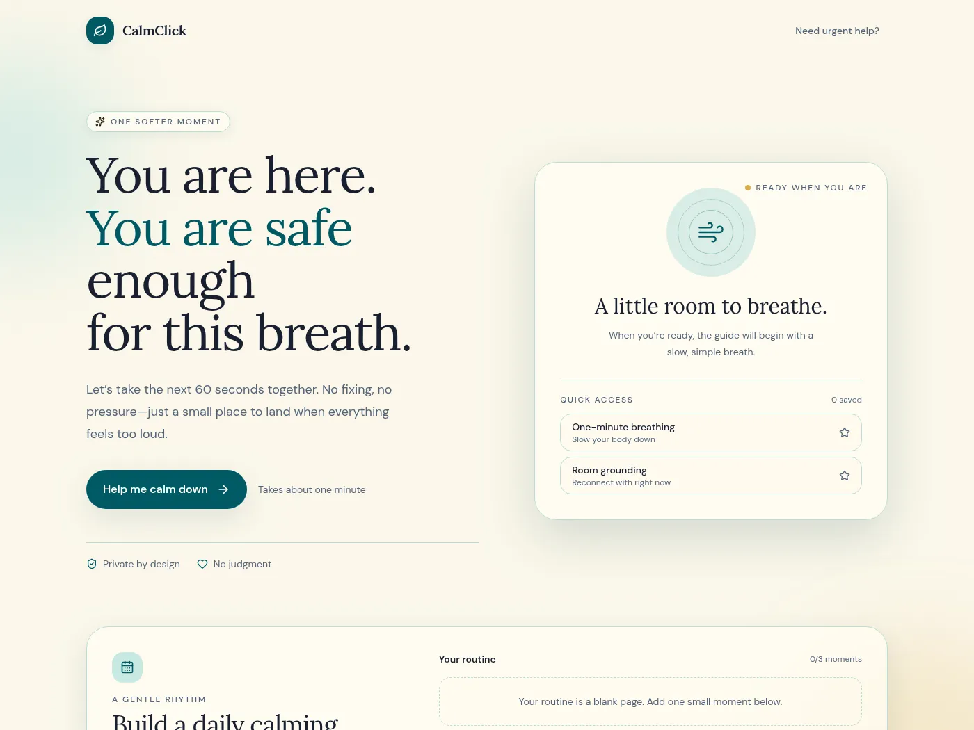 CalmClick App