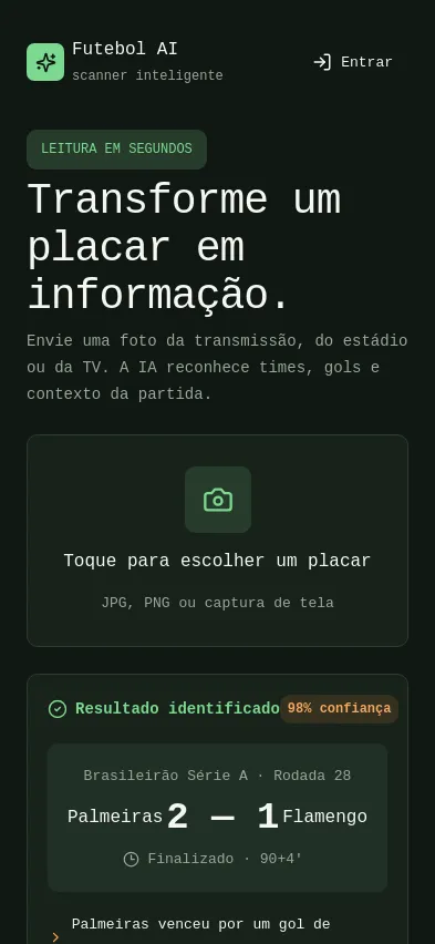Futebol AI Scanner