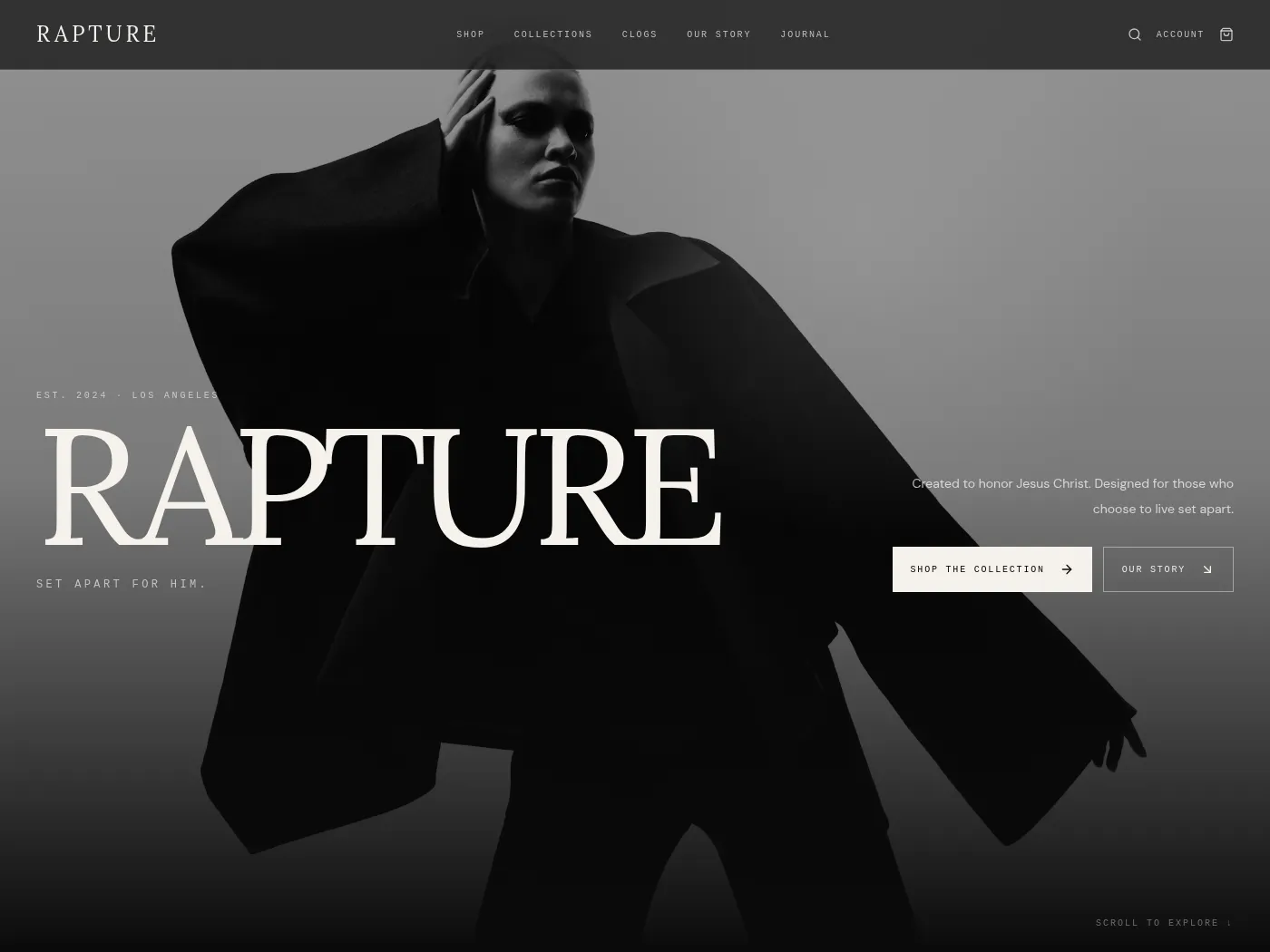 RAPTURE Luxury E-Commerce