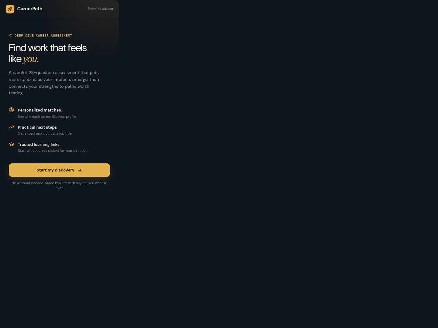 CareerPath Chrome Advisor