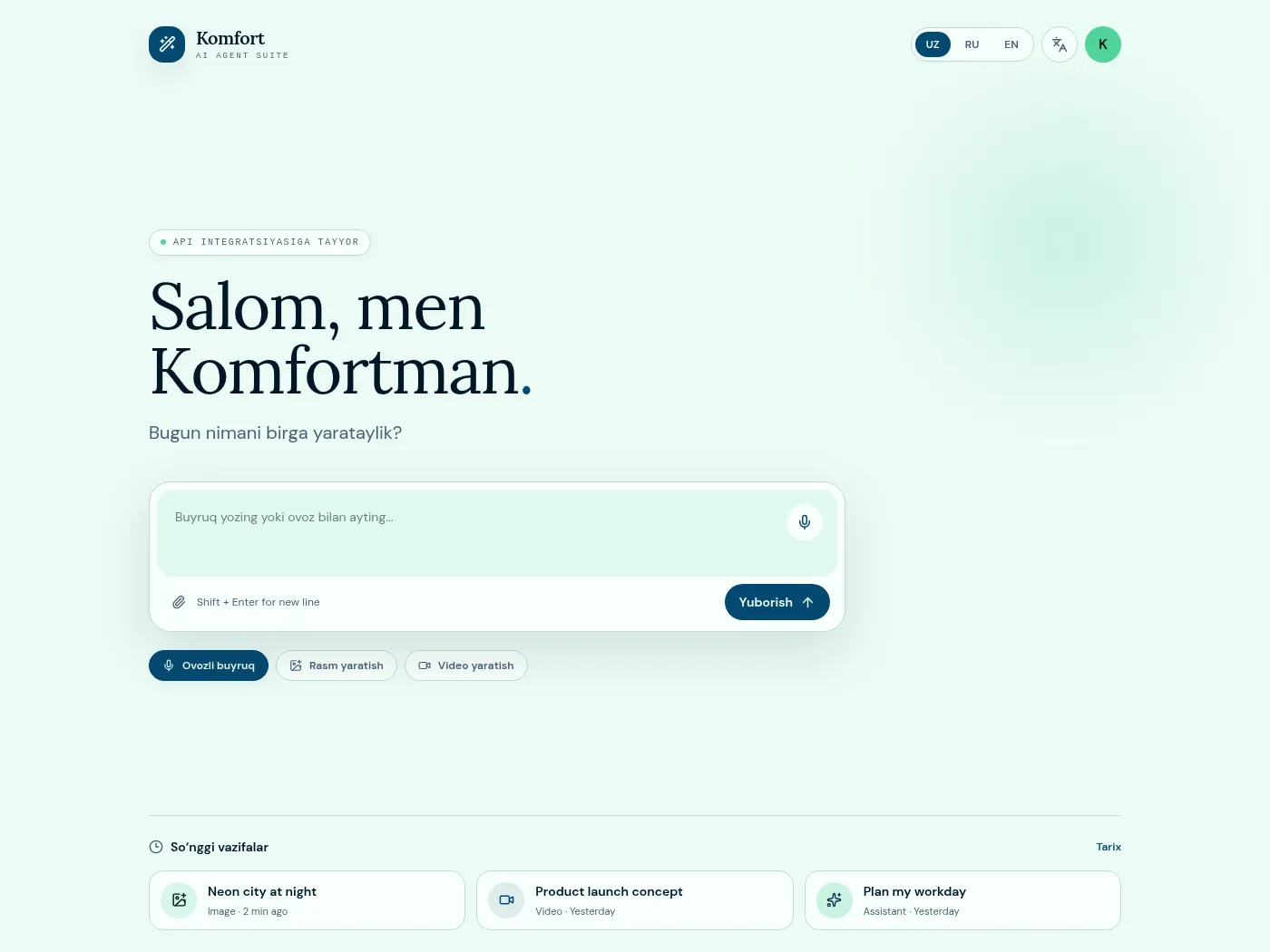 Komfort AI Agent Suite