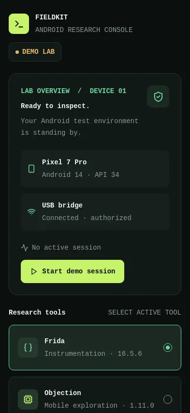 Frida Mobile Toolkit