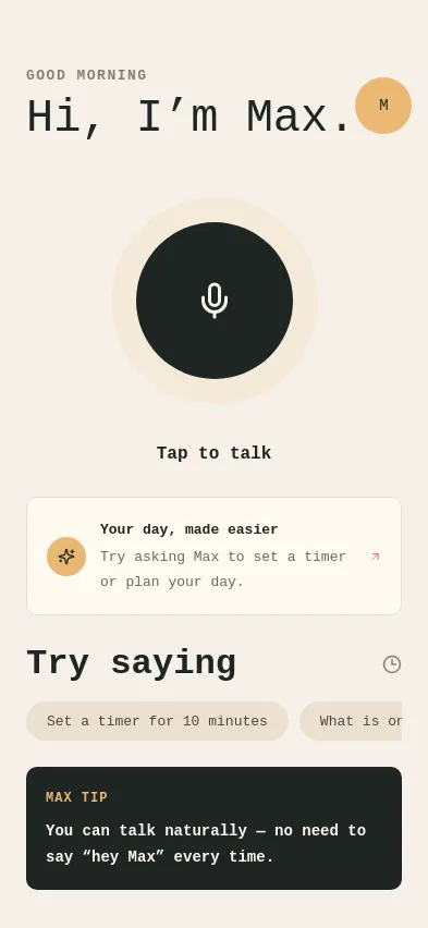Max Voice Assistant