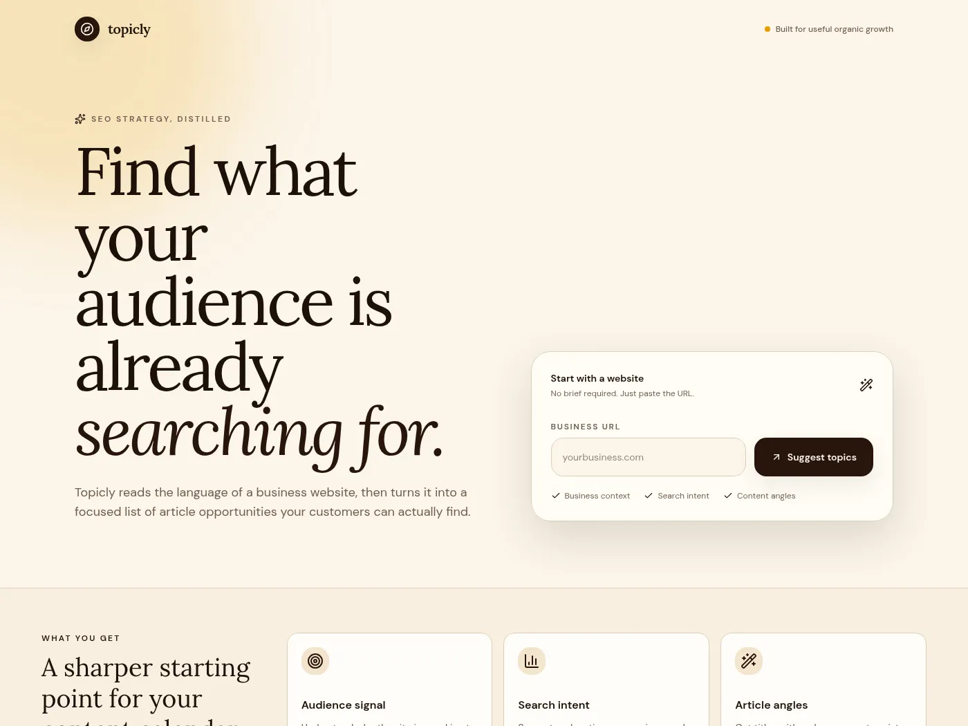 SEO Article Ideator