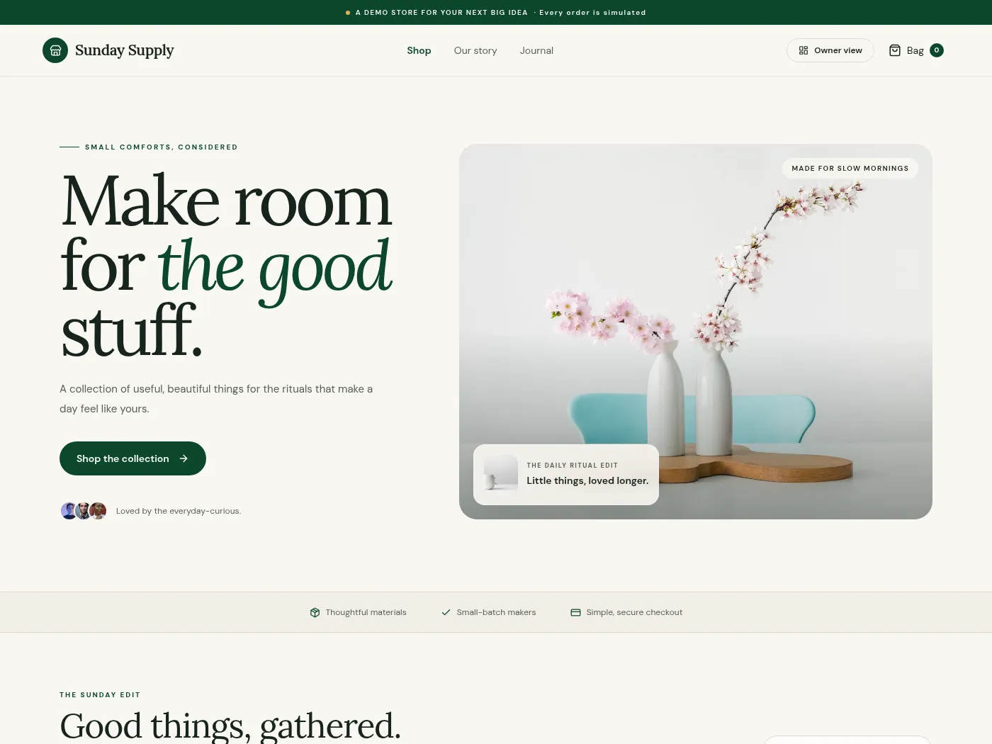 Shopify Store Simulator