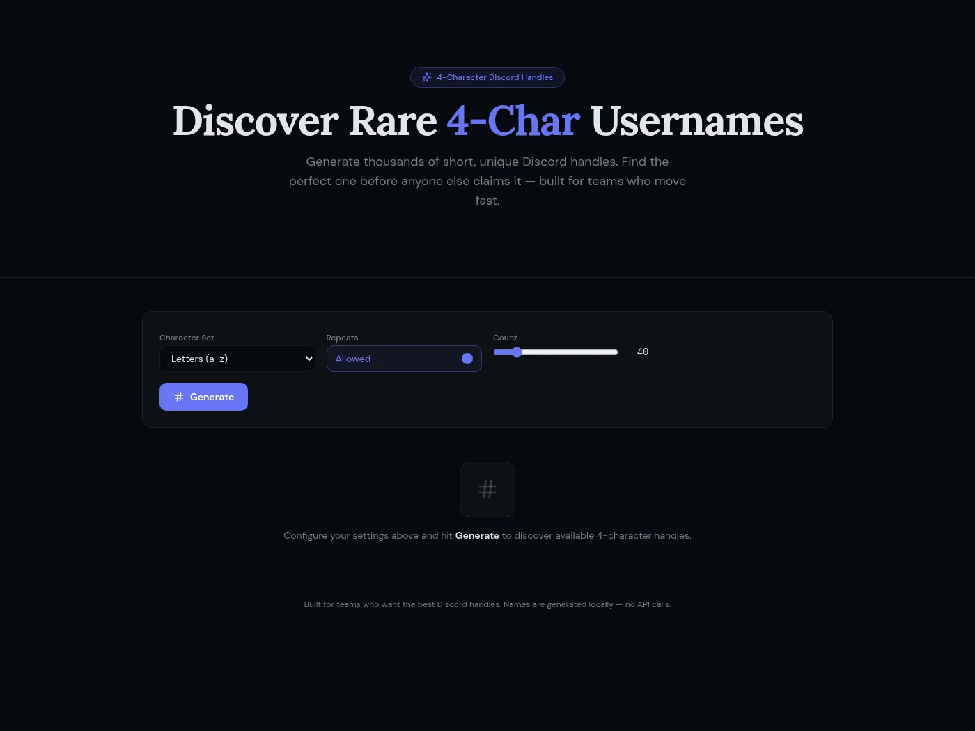 Discord Handle Finder